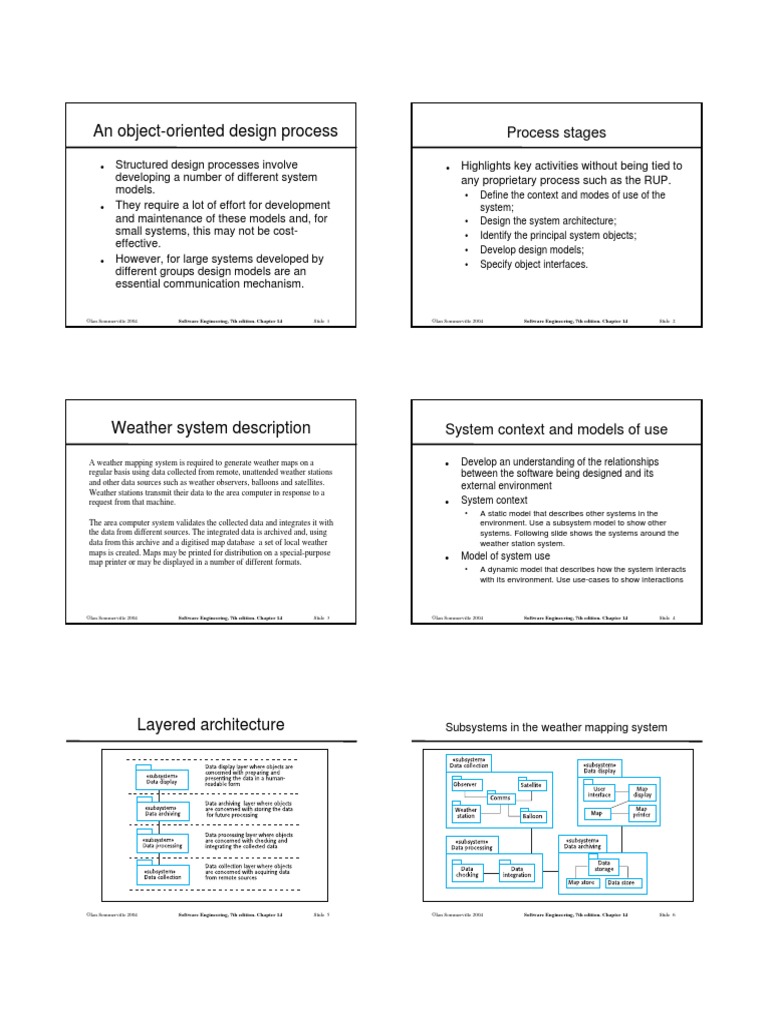 An Object-Oriented Design Process | PDF | System | Object (Computer ...
