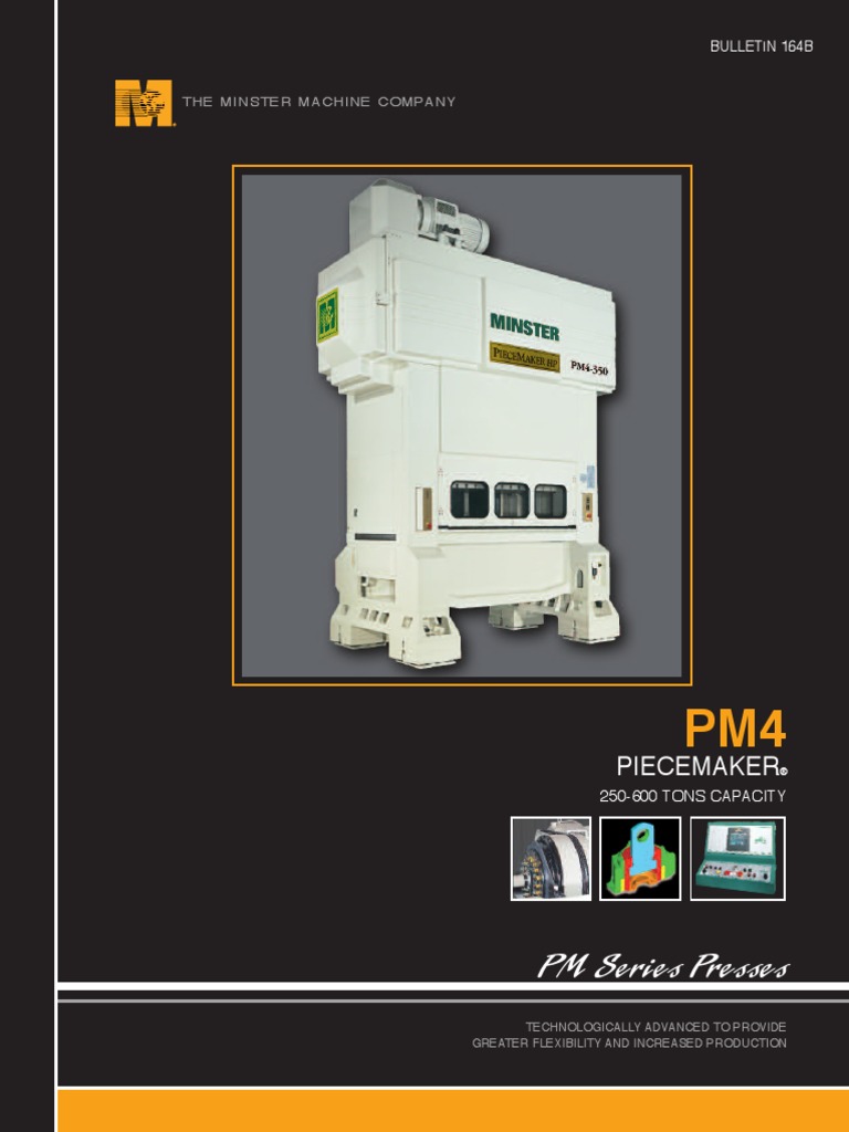Minster PM4 Full | PDF | Bearing (Mechanical) | Electric Motor
