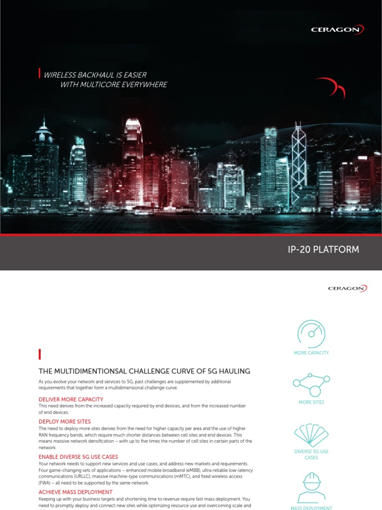 Ceragon IP-20 Platform | PDF | Computer Network | Radio
