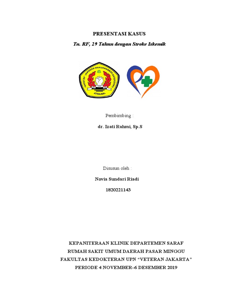 Presentasi Kasus Stroke Iskemik | PDF