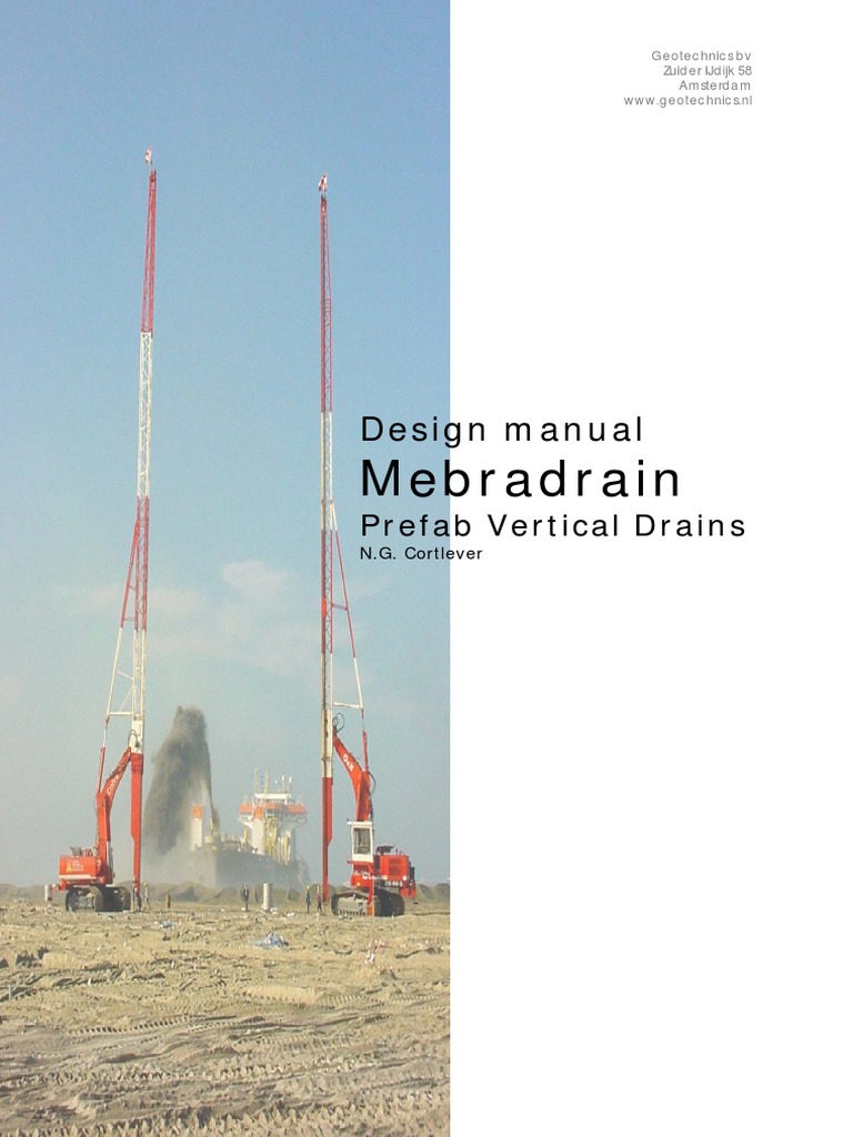 Mebradrain Design Manual 1 | PDF | Drainage | Geotechnical Engineering