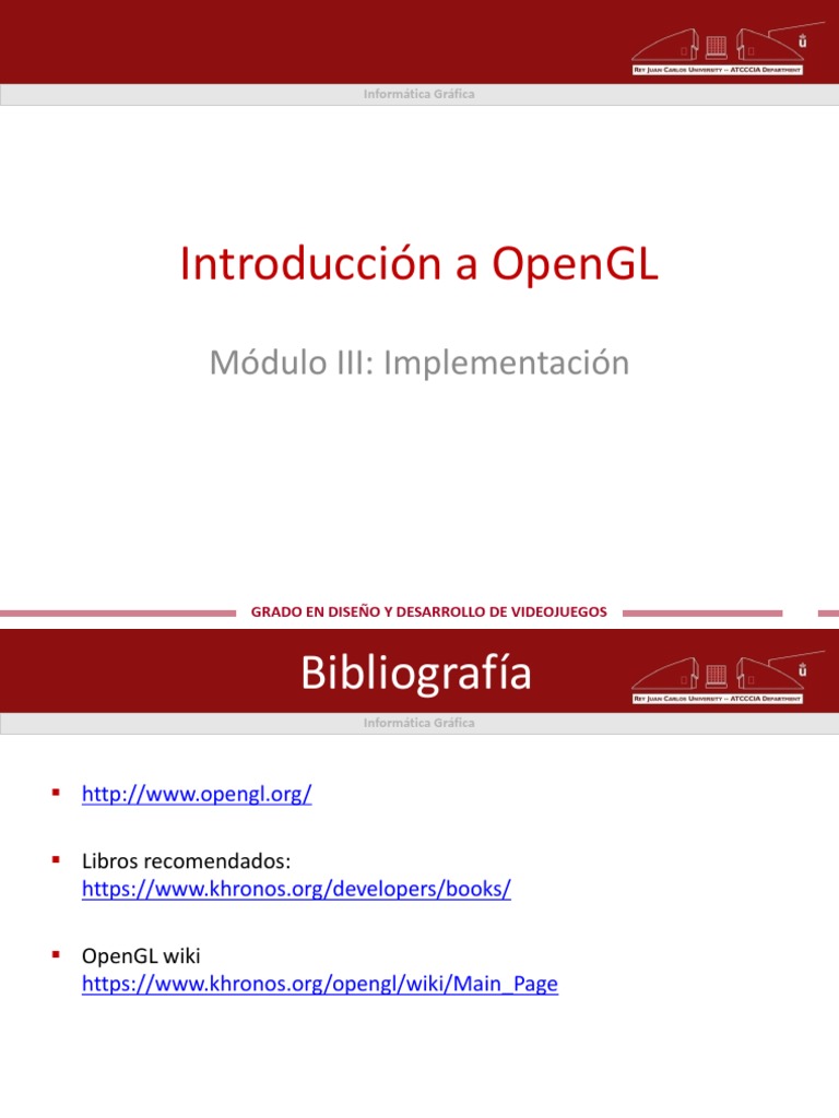 III.02 Opengl | PDF | Software multiplataforma | Edad de información