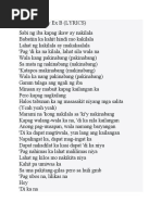 Halik Lyrics | PDF