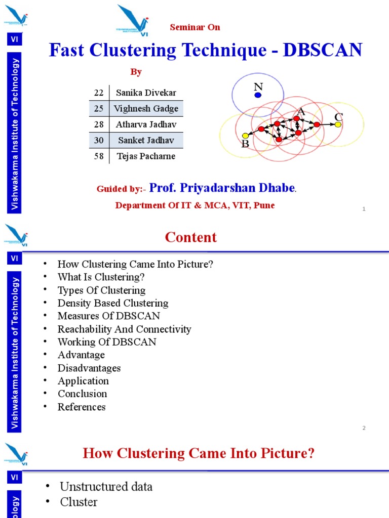 DBSCAN: Pros and Cons Explained | PDF | Cluster Analysis | Cybernetics