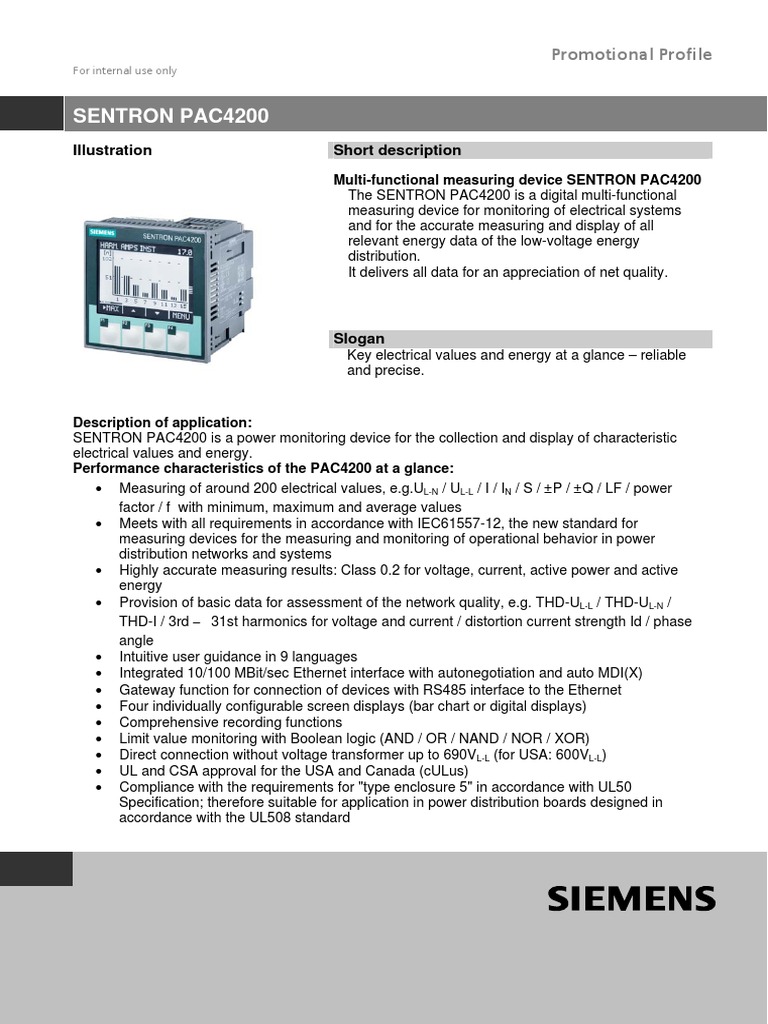 Promotional File PAC4200 002136 - EN | PDF | Electricity | Computer Science