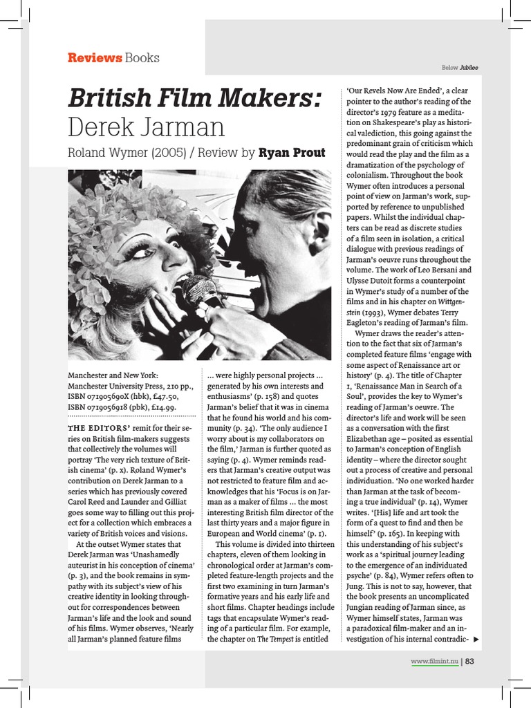 Derek Jarman: British Film Makers | PDF