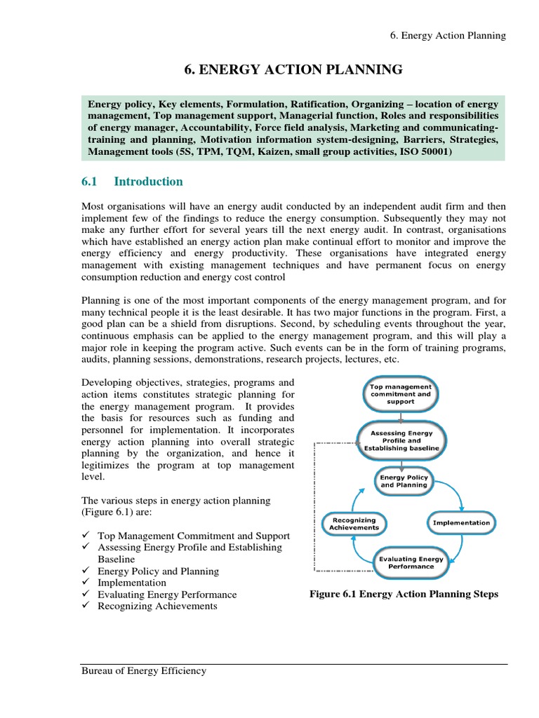 1.6 Energy Action Planning | PDF | Energy Management | Efficient Energy Use