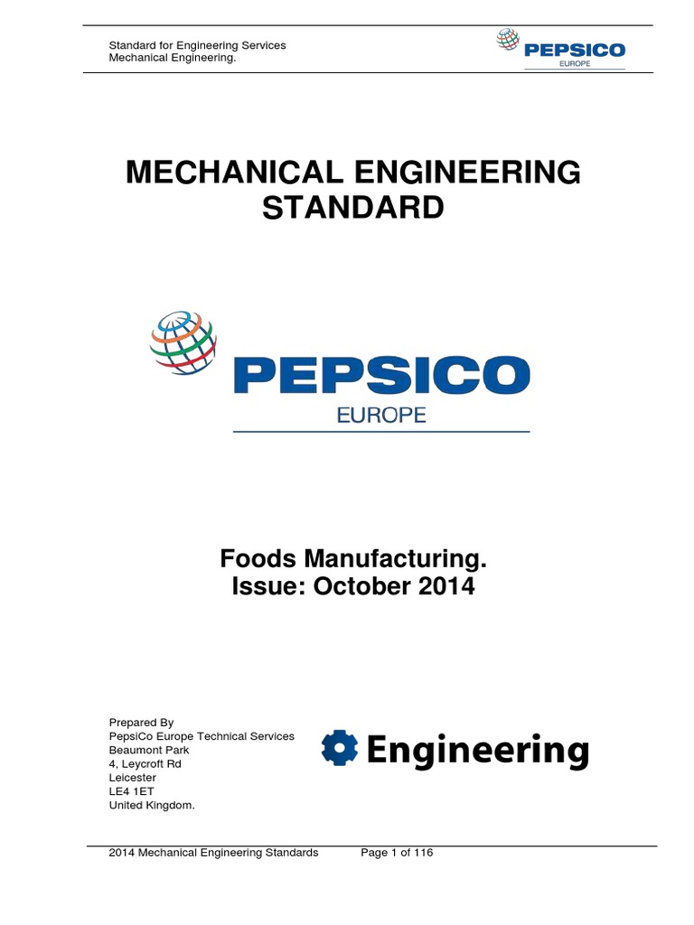 Mechanical Engineering Standards October 2014 | PDF | Screw | Stairs