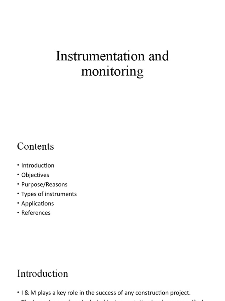 A Comprehensive Guide to Instrumentation and Monitoring in Geotechnical ...