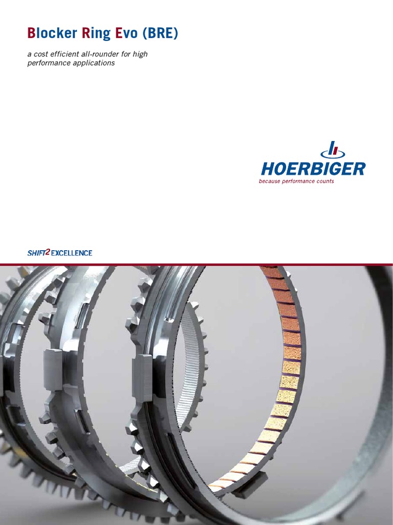 Hoerbiger - Blocker Ring Bre-Broschure | PDF | Wear | Friction