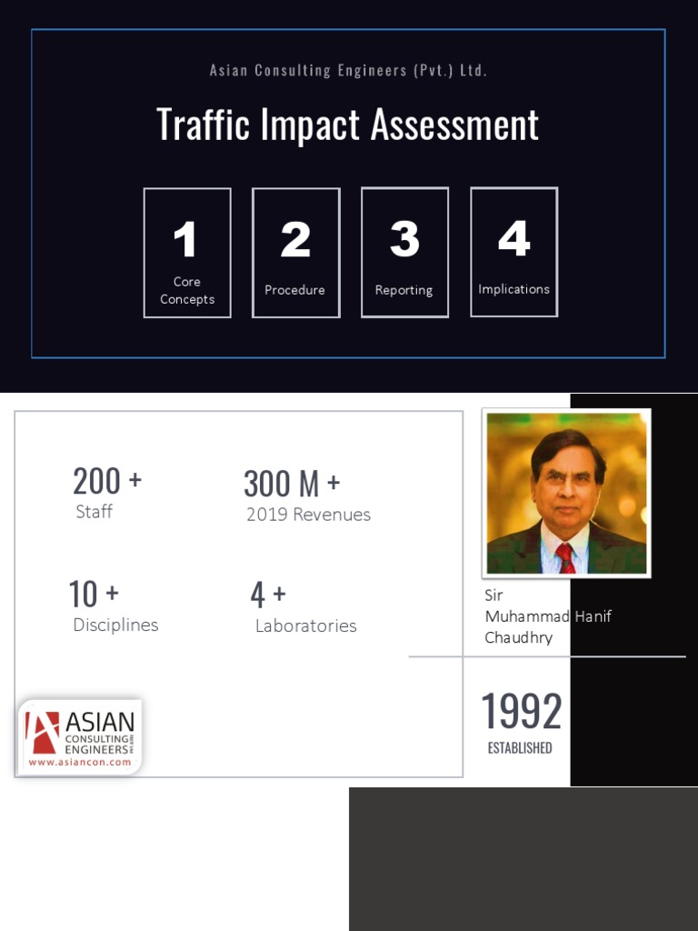 Traffic Impact Analysis Lahore | PDF | Traffic | Transport