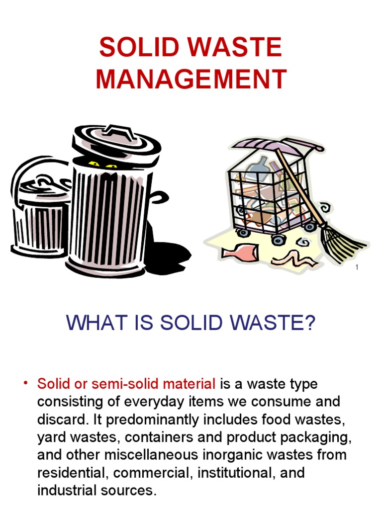 Solid Waste Management Overview | PDF | Recycling | Waste