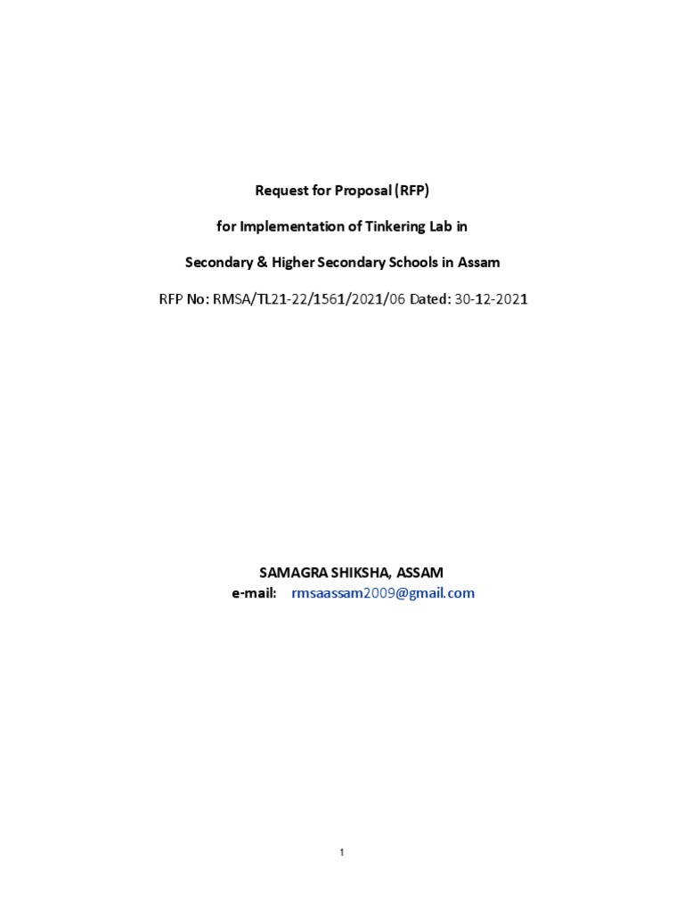 Implementation of Tinkering LAB - 33 Schools - Assam | Download Free ...