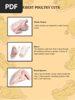 Different Cuts of Poultry | PDF