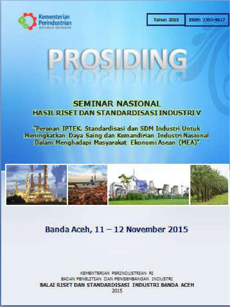 Peranan IPTEK, Standardisasi, dan Sumber Daya Manusia dalam Meningkatkan Daya Saing Industri ...