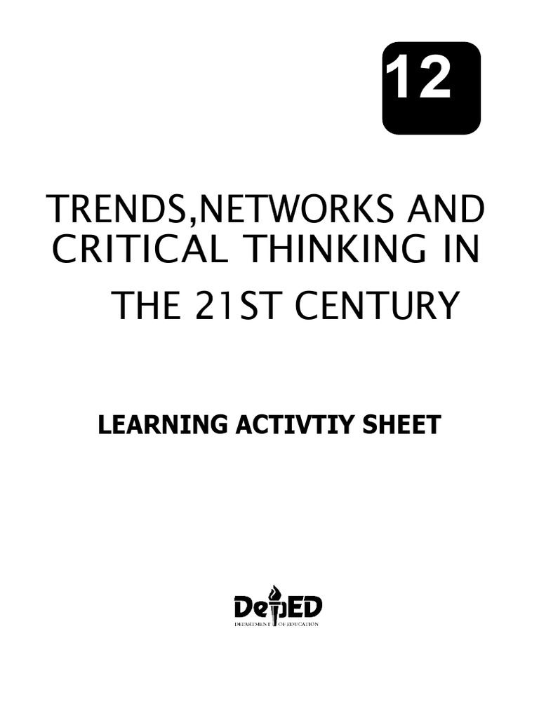 Trends, Network and Critical Thinking | PDF | Internet | Social Media