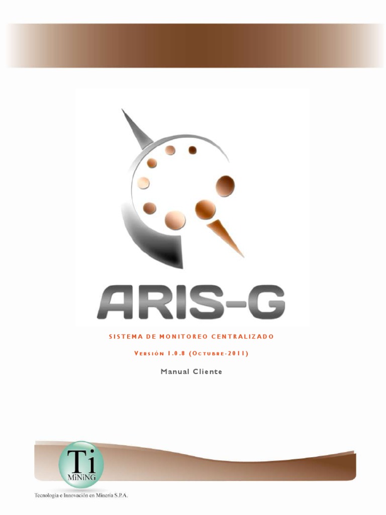 ARIS-G Manual Cliente | PDF | Ventana (informática) | Servidor ...