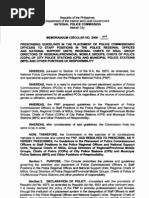 Aar Pice PNP MC 2017-008 (Guidelines On Leave) | PDF