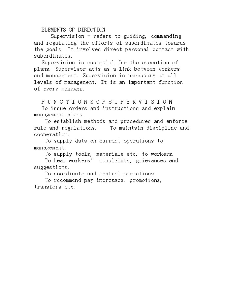 Elements of Direction | PDF
