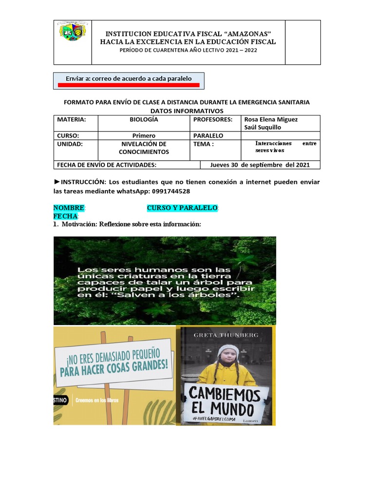 Interacciones Entre Seres Vivos | PDF | Ecosistema | Simbiosis
