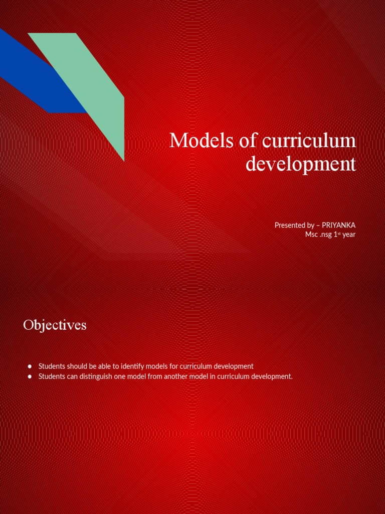 Curriculum Models for Students | PDF | Curriculum | Learning