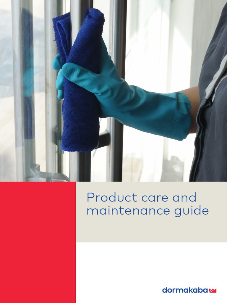 Dormakaba Aus Care and Maintenance | PDF | Corrosion | Stainless Steel