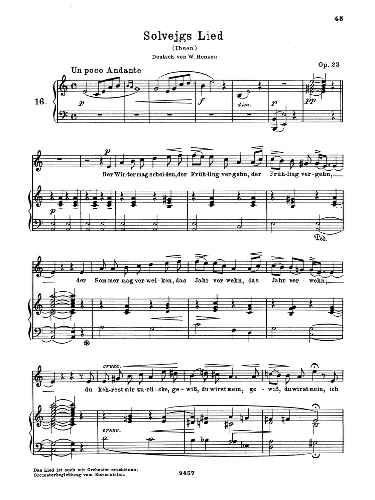 Solveig's Song | PDF