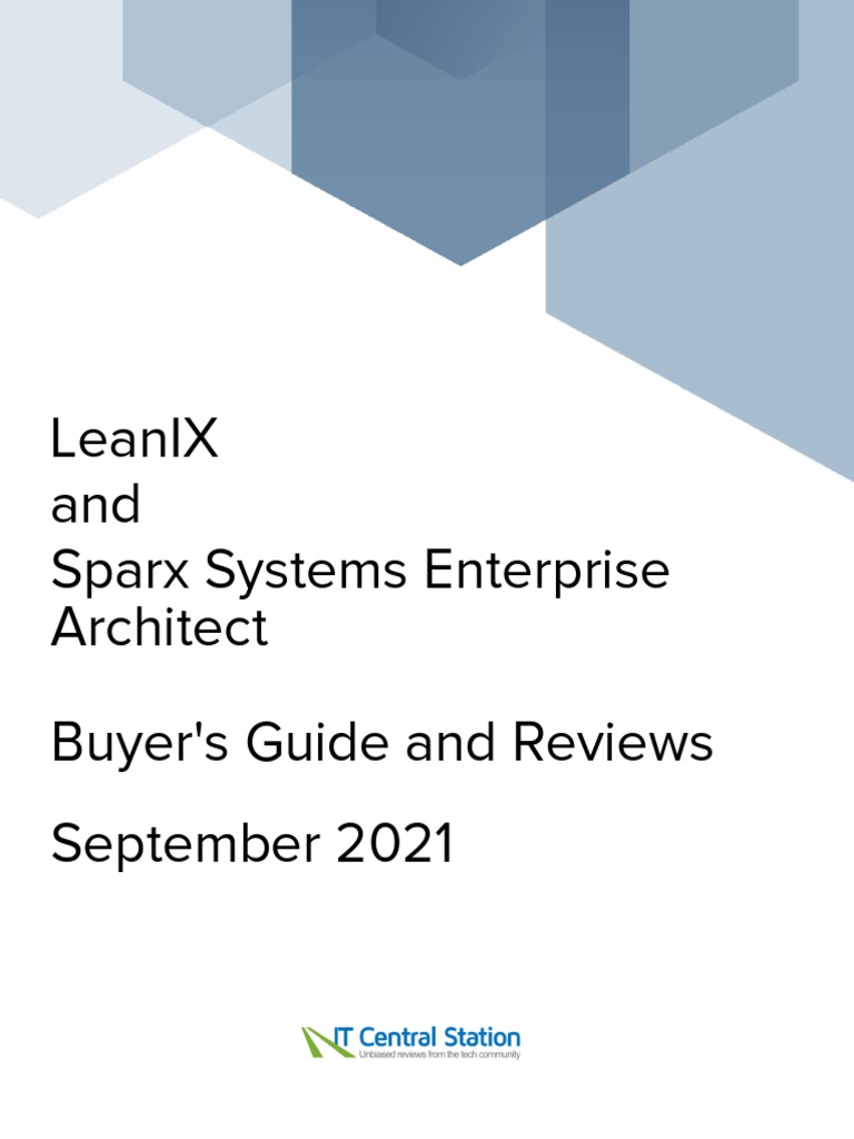LeanIX vs. Sparx Systems Enterprise Architect Report | PDF | Enterprise ...
