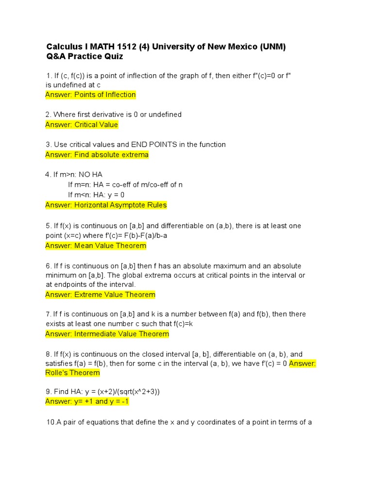 Math Practice Quiz | PDF