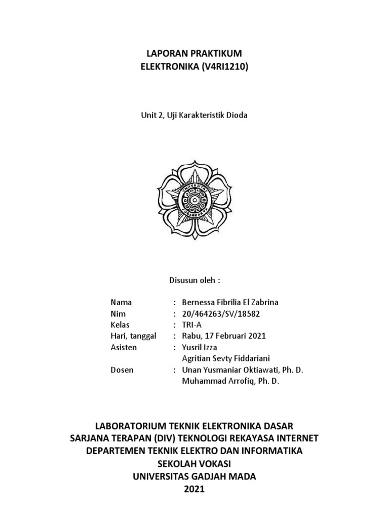 Uji Karakteristik Dioda dalam Praktikum | PDF | Sains & Matematika