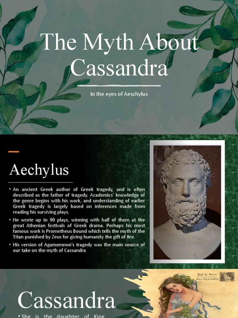 The Myth About Cassandra GROUP 4 of ABELS 1 1 | PDF | Cassandra | Greek ...