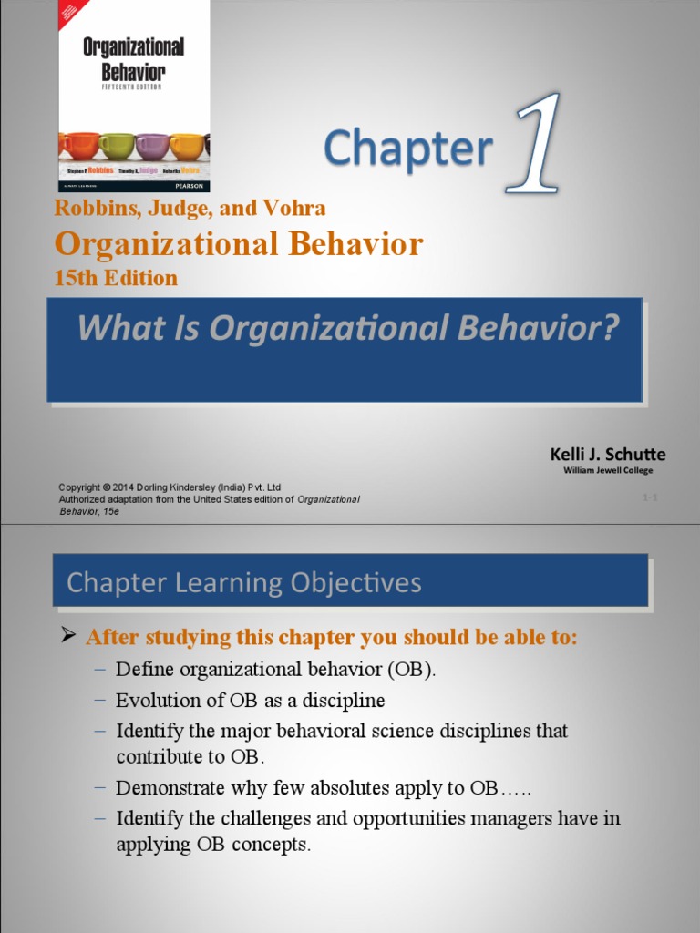 What Is Organizational Behavior? | PDF | Organizational Behavior ...