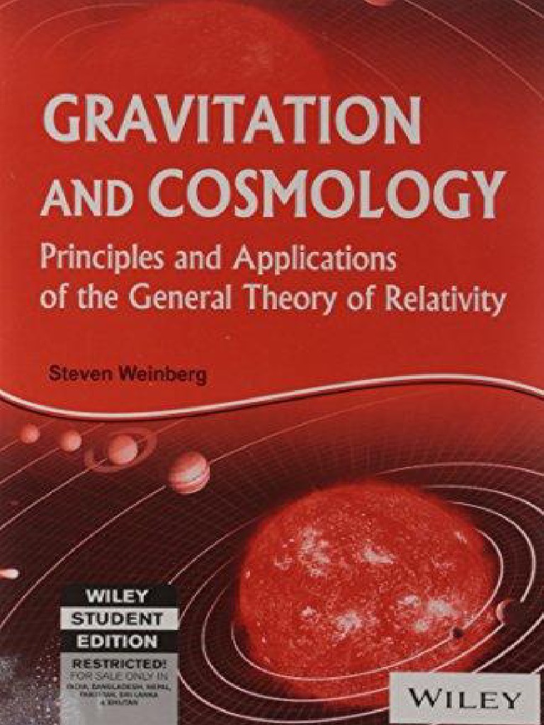 Gravitation and Cosmology by Steven Weinberg | PDF
