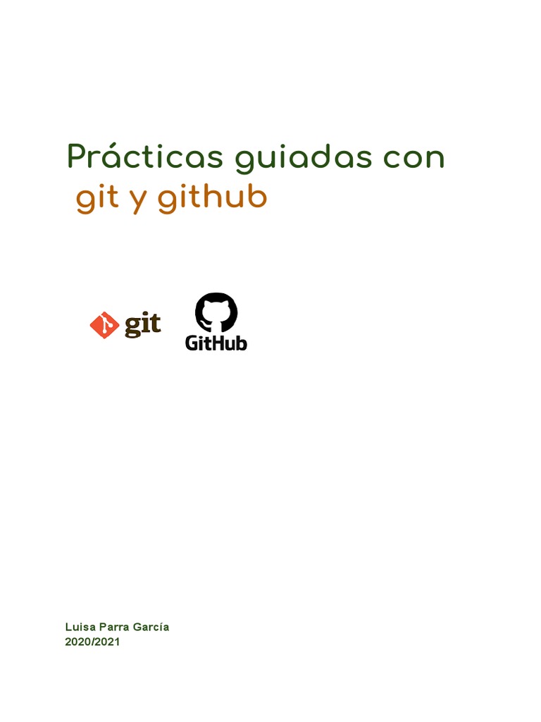 Prácticas guiadas con Git y Github | PDF | Archivo de computadora | Desarrollo de software
