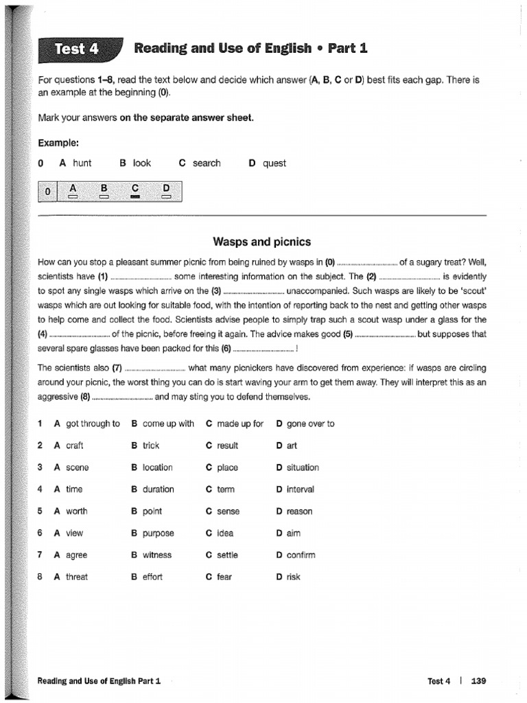 FCE Trainer Test | PDF