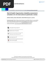 Administration, Scoring, and Interpretation of WHODAS 2.0 | PDF