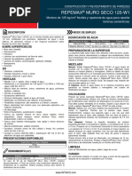 Ficha Tecnica Repemax Capa Fina (Intaco) - 1 | PDF | Hormigón | Pintar