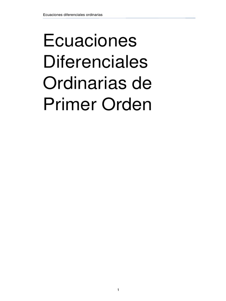 Guia de Aprendizaje 04 - Edo-Primer Orden-I | PDF | Ecuaciones ...