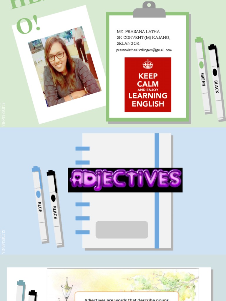 Adjectives Year 1 | PDF | Adjective | Noun