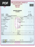 Marksheet Format | PDF