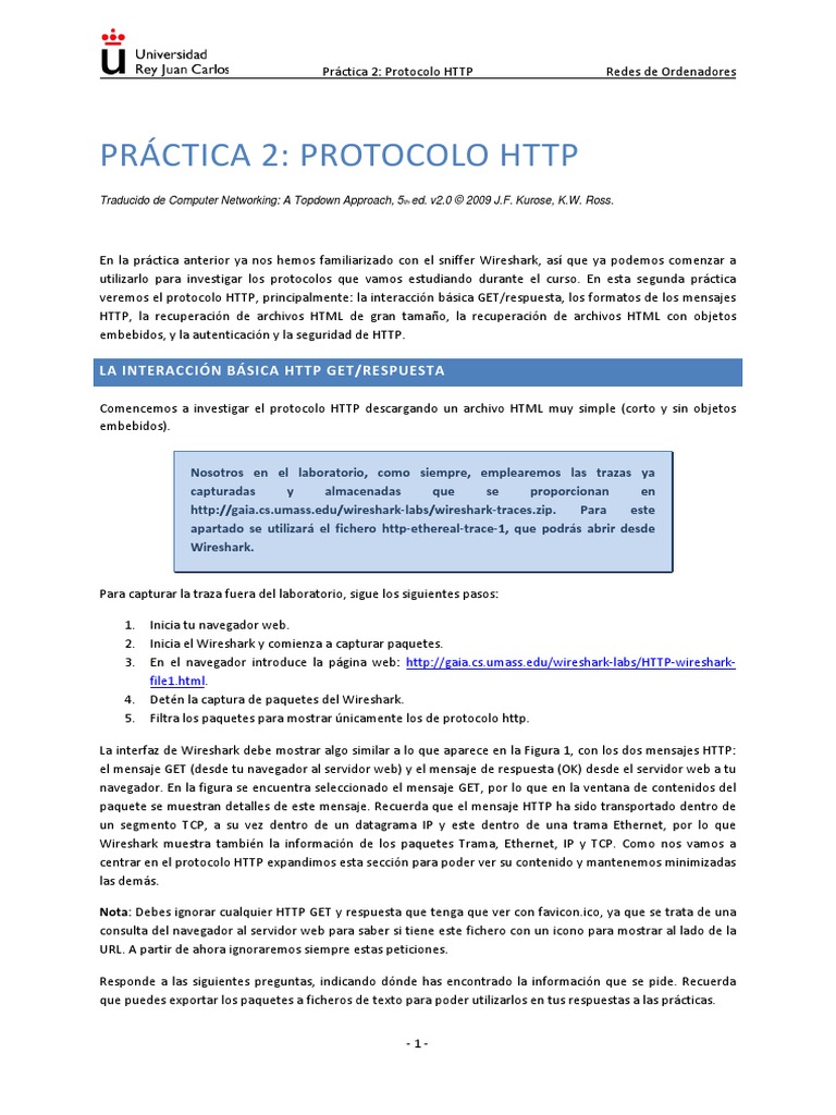 2 - HTTP | PDF | Protocolo de Transferencia de Hipertexto | Servidor web
