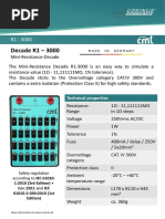 20K Thermistor Resistance Table | PDF | Quantity | Physical Quantities