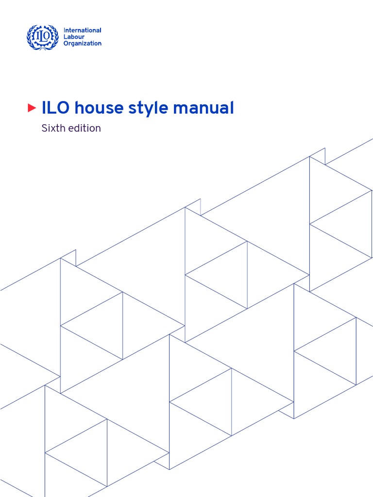 ILO House Style Manual | PDF | Ellipsis | Bracket