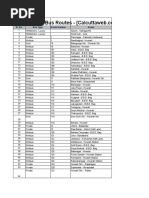 Bus Routes of Kolkata | PDF