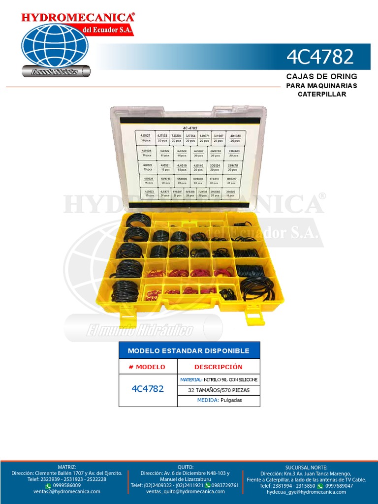 Cajas de Orings | PDF