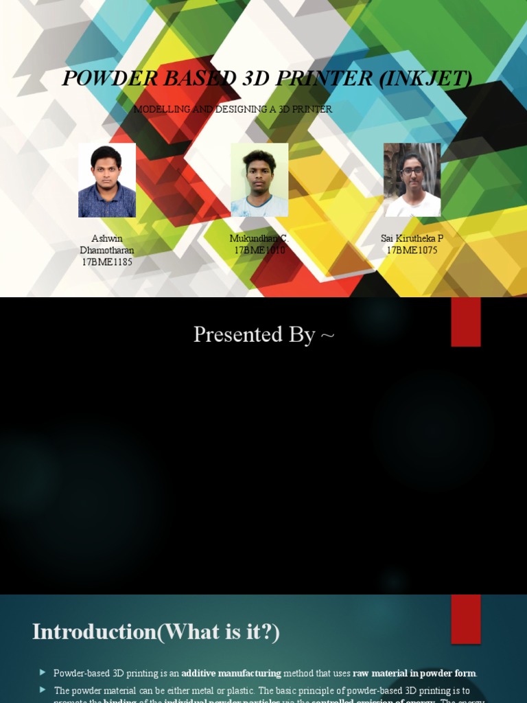 Powder Based 3d Printer (Final) | PDF | 3 D Printing | Strength Of ...