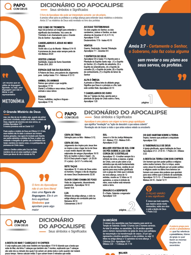 Dicionario Do Apocalipse | PDF | Livro do Apocalipse | Jesus