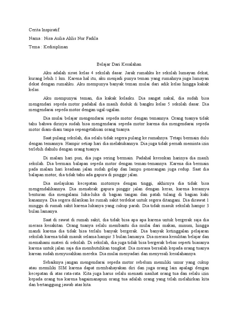 Teks Inspiratif | PDF