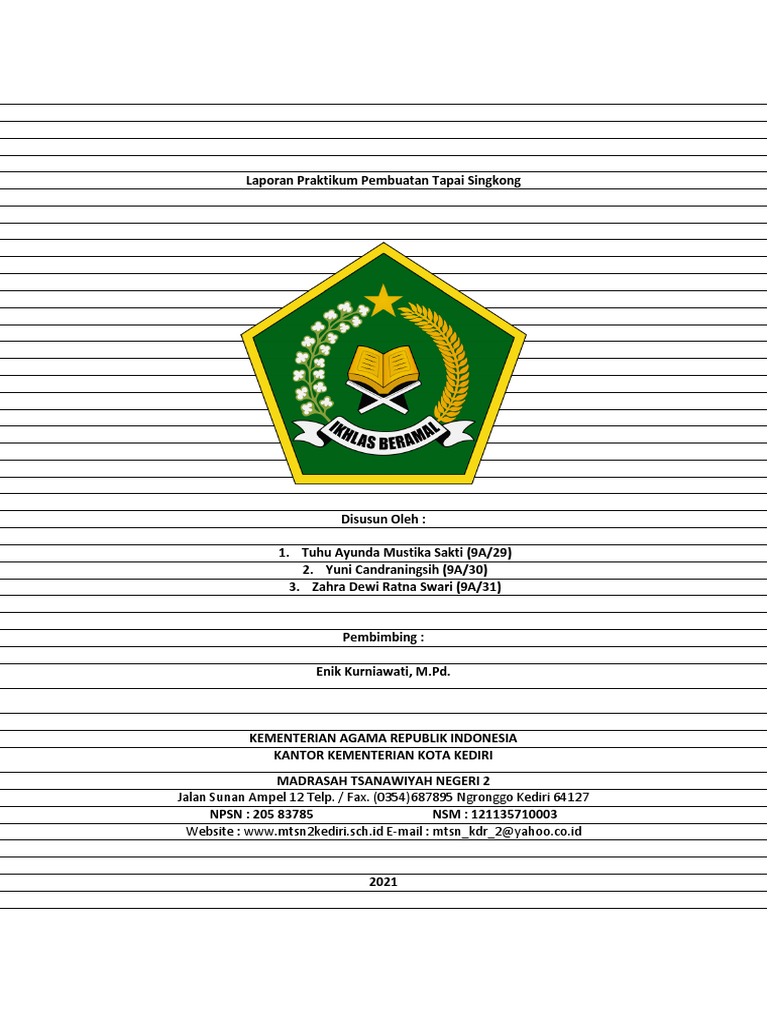 Proses Pembuatan Tapai Singkong Fermentasi | PDF