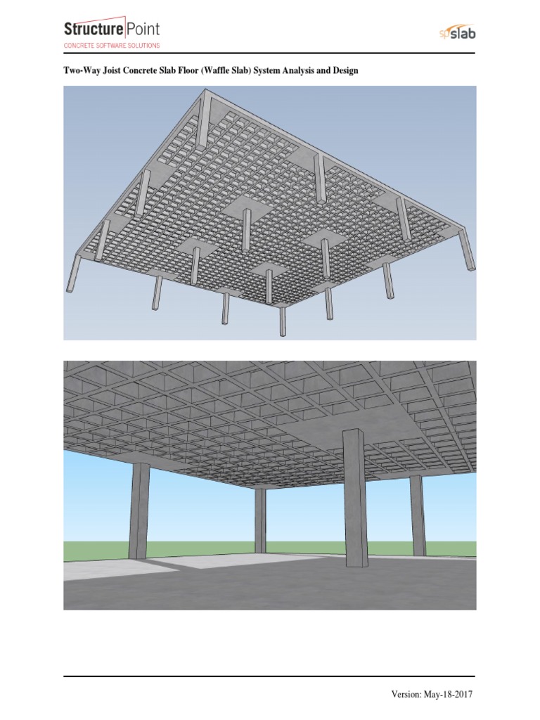 Two-Way Joist Concrete Slab Floor (Waffle Slab) System Analysis and ...